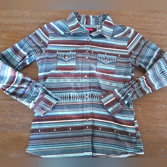 Rock & Roll Denim | Shirts & Tops | Girls Snap Front Rodeo Shirt | Poshmark